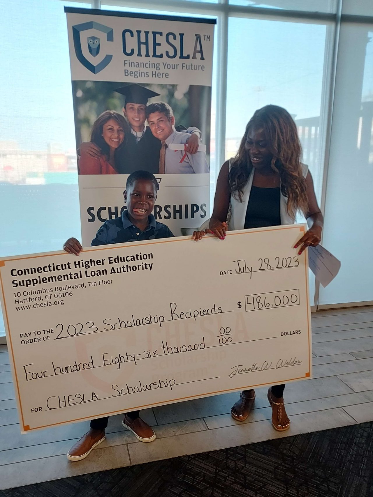 Certificate Scholarship - CHESLA